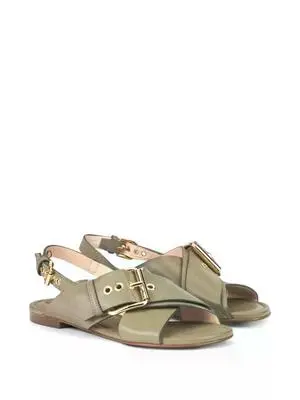Agl Buckled-strap Flat Sandals