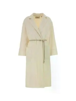 Agnona Double-breasted Belted Coat