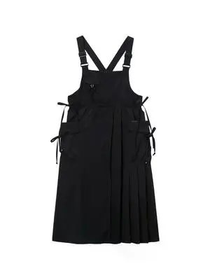 MUSIUM DIV. Pleated Midi Dress - Black