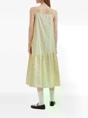 TOUT A COUP Ruffled Midi Dress