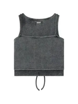 MUSIUM DIV. Drawstring Tank Top
