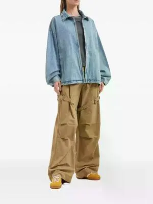 MINI CREAM Zip-up Denim Jacket