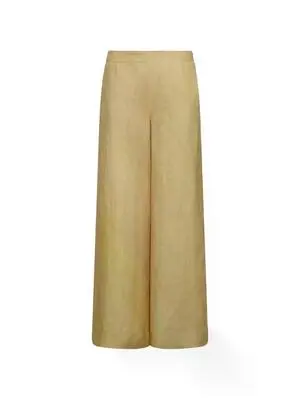 Marella Wide Leg Linen Trousers