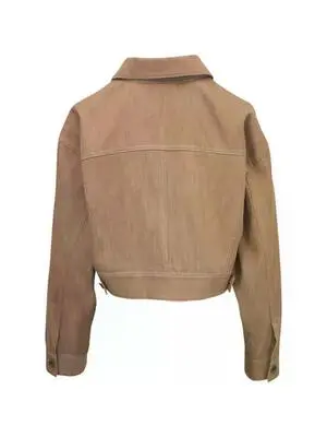 Brunello Cucinelli Flap-pocket Cropped Jacket - Neutrals