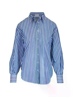 Brunello Cucinelli Striped Cotton Shirt