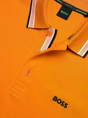 BOSS Striped Trim Polo
