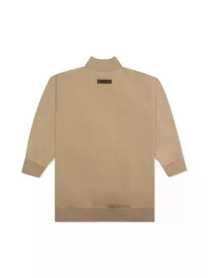Fear Of God Mock Neck Sweatshirt With Raglan Sleeves - Neutrals