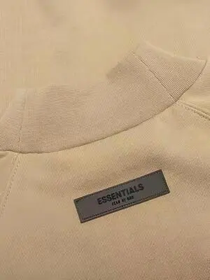 Fear Of God Mock Neck Sweatshirt With Raglan Sleeves - Neutrals