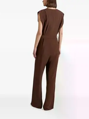 GLANSHIRT V-neck Belted Jumpsuit