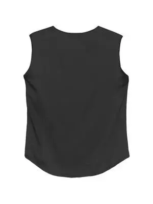 D.exterior Sleeveless Vest - Black