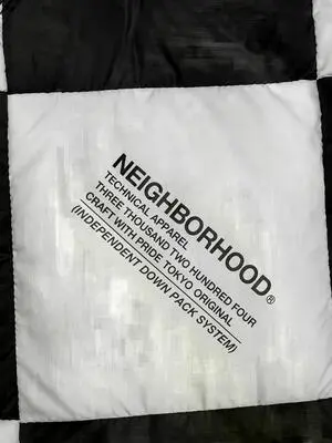 NEIGHBORHOOD Checker Puffer Jacket