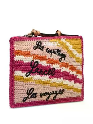 LANCEL Small Summer Mania Zip Clutch Bag