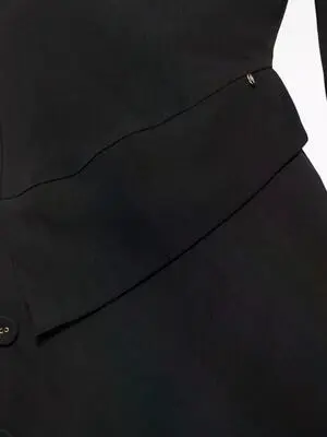 NISSA Button Detail Midi Dress