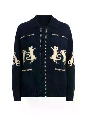 BAZISZT Jacquard Cardigan