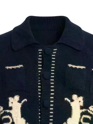 BAZISZT Jacquard Cardigan