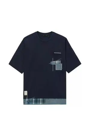 FIVE CM Patchwork Detail T-shirt