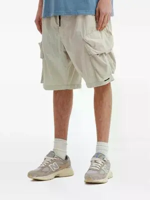 Izzue Cargo Shorts With Elasticated Waistband - Neutrals