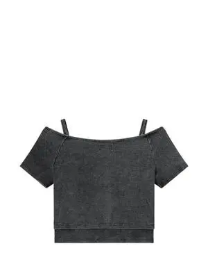 MUSIUM DIV. Shoulder Straps Crop Top