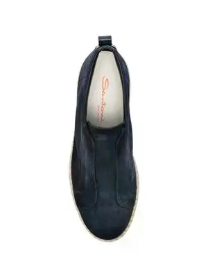 Santoni Espadrille Flat Shoes - Blue