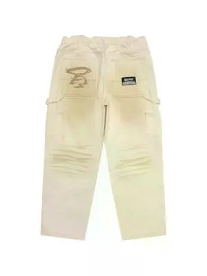 AAPE BY *A BATHING APE Washed Logo Trousers