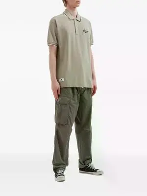 CHOCOOLATE Logo Trim Polo Shirt - Neutrals