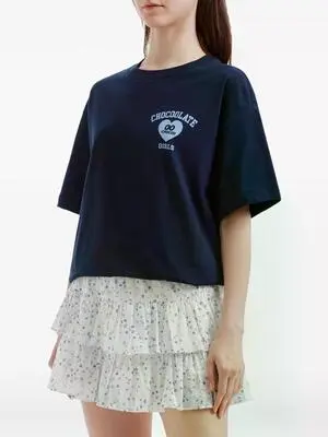 CHOCOOLATE Heart-detail T-shirt