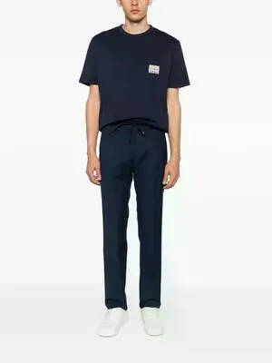 BERWICH Spiaggia Drawstring Trousers - Blue