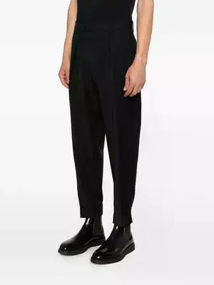 BERWICH Pleated Cuffed Trousers