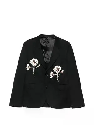 Simone Rocha Floral-appliqué Blazer