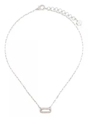 Shay 18k White Gold Diamond Pendant Necklace - Silver