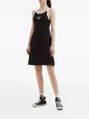 CHOCOOLATE Contrast-trim Mini Dress - Black
