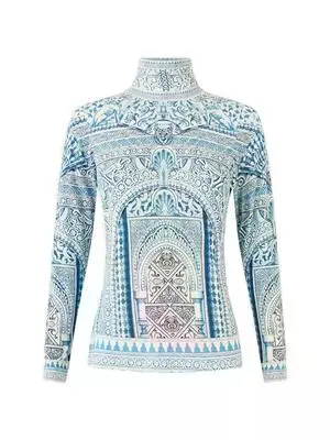 Camilla Patterned Turtleneck T-shirt