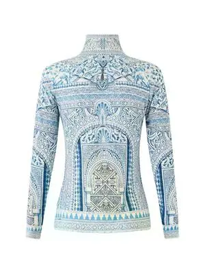 Camilla Patterned Turtleneck T-shirt