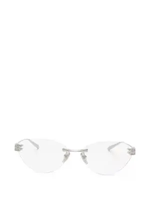 Balenciaga Round-frame Glasses - Silver