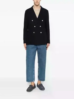 BOSS Double-breasted Cotton Blazer