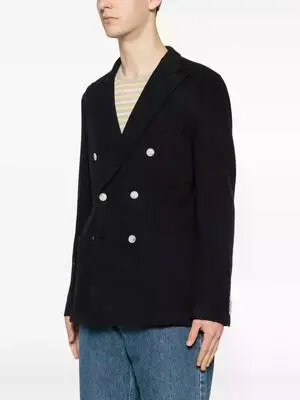 BOSS Double-breasted Cotton Blazer
