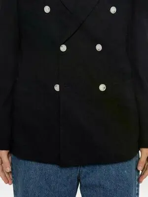 BOSS Double-breasted Cotton Blazer