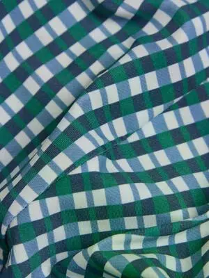 NUNO Checked Bikini Top