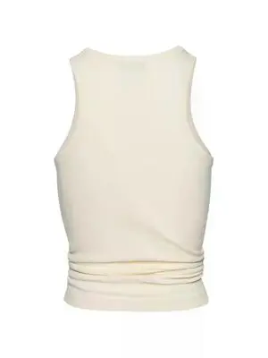 Magda Butrym Knotted-detail Top - Neutrals