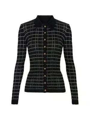 Elisabetta Franchi Square-pattern Cardigan