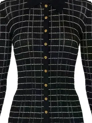 Elisabetta Franchi Square-pattern Cardigan