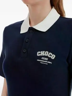 CHOCOOLATE A-line Mini Polo Dress