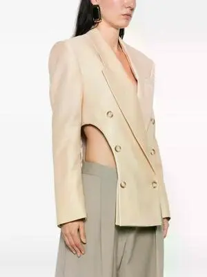 Stella McCartney Double-breasted Blazer - Neutrals