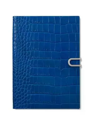 Smythson Slide Weekly Diary - Blue