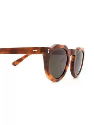 LESCA Pica Sunglasses - Brown