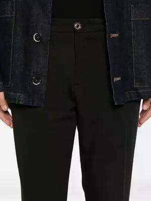 Imperial Pressed-crease Trousers - Black