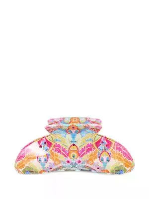 Camilla Floral Hair Claw Clip - Pink