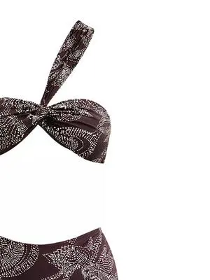 SESSUN One-shoulder Knotted Bikini
