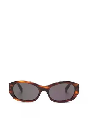 Balenciaga Geometric Sunglasses - Brown