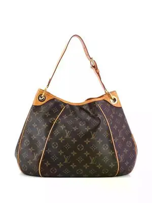 LOUIS VUITTON Galliera Handbag Monogram Canvas Pm Hobo - Brown